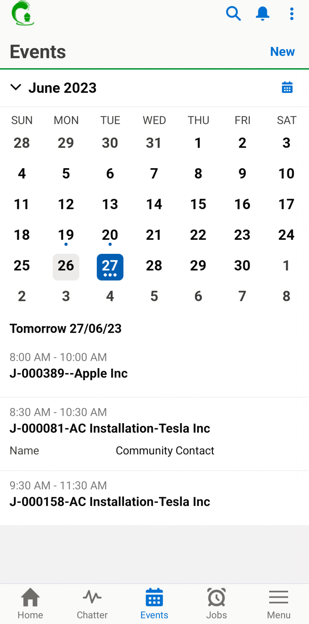 FieldAx Calendar: Efficient Scheduling for Service Engineers