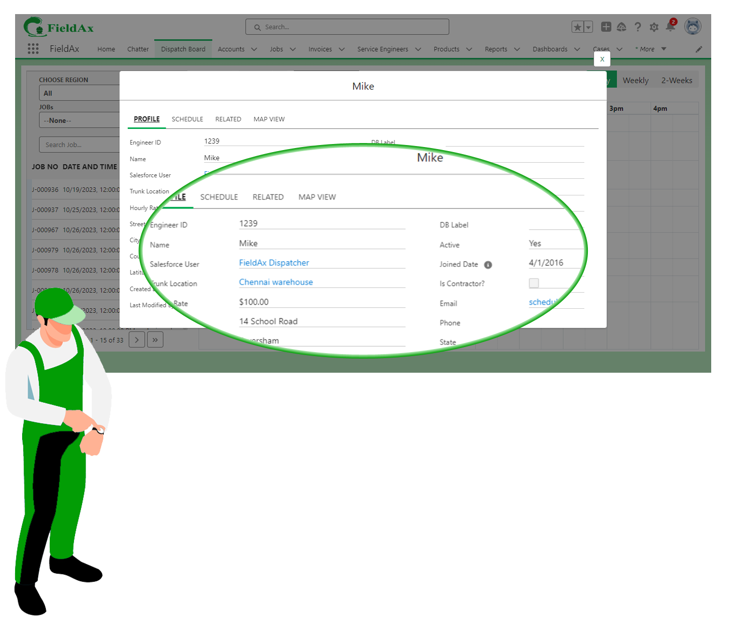 FieldAx: Optimize Operations with Drag-and-Drop Dispatch Board